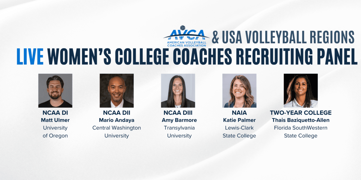 Women’s College Coaches Recruiting Panel – AVCA and USAV Region ...