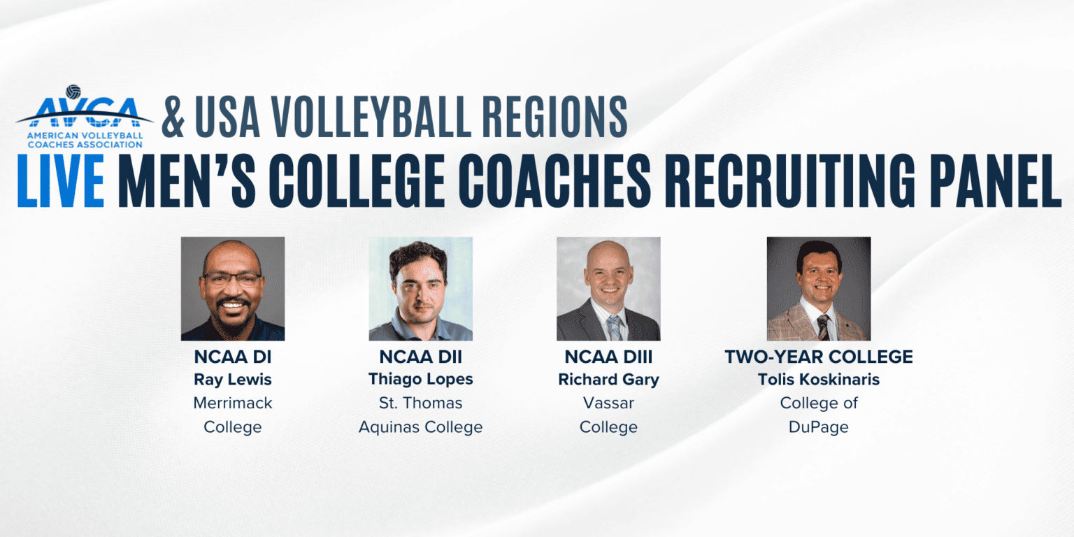 Recruiting Panel: Men's College Coaches | AVCA and USAV Region Partners