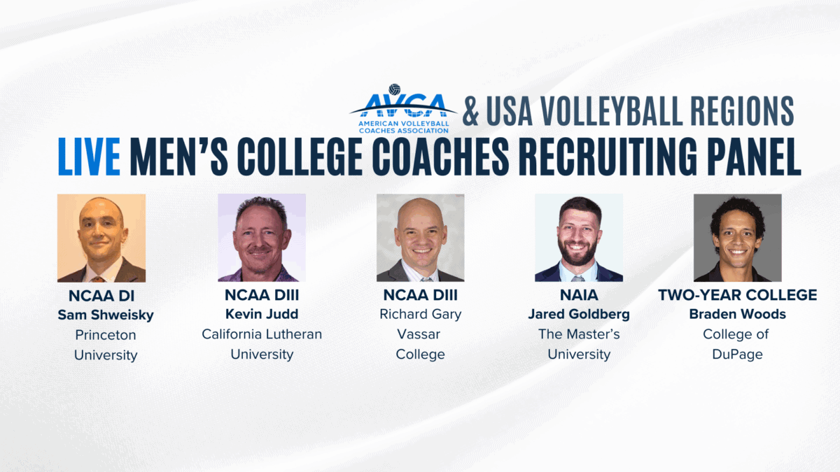 Men's College Coaches Recruiting Panel | AVCA Webinar